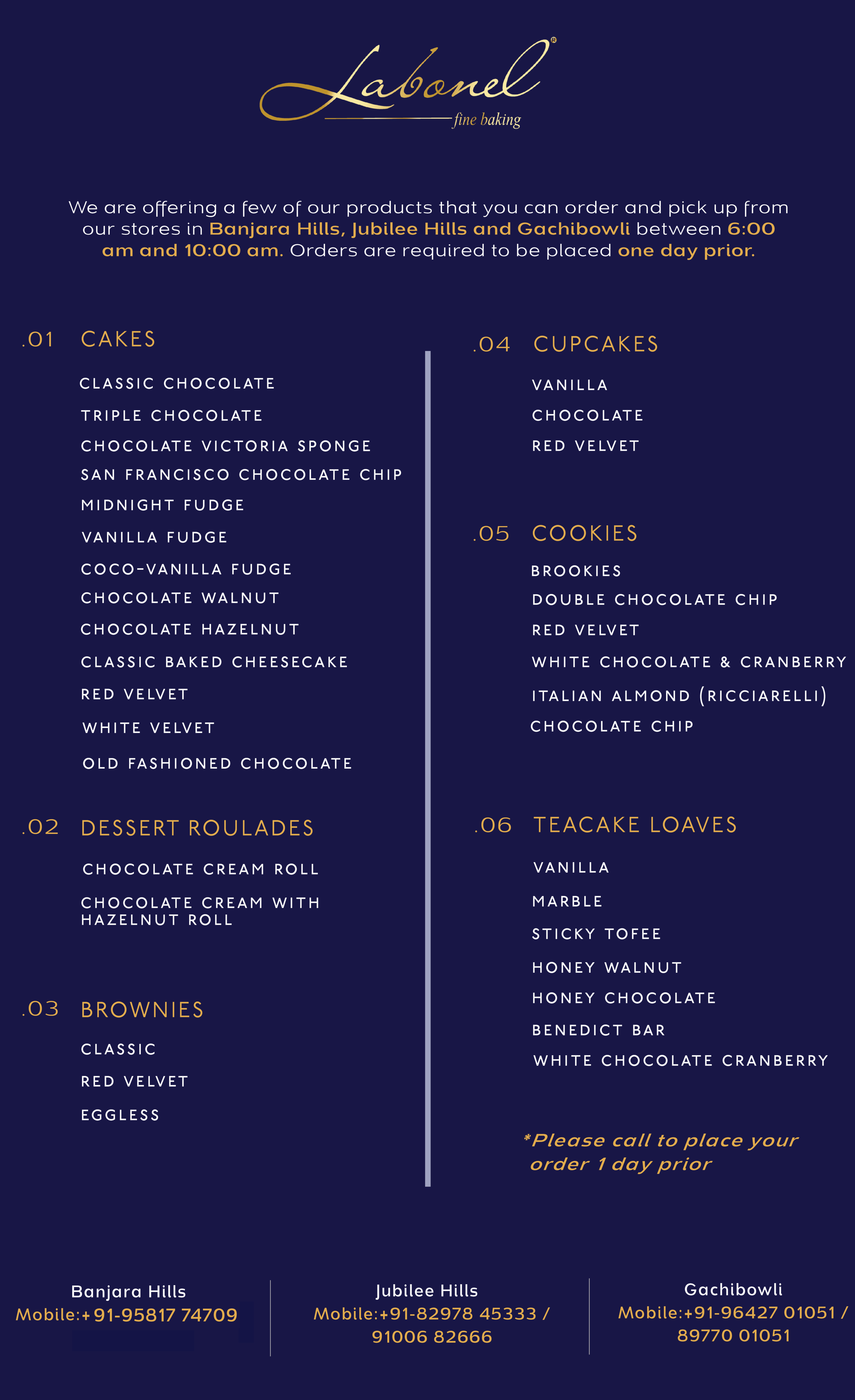 Exclusive Labonel Lockdown Menu